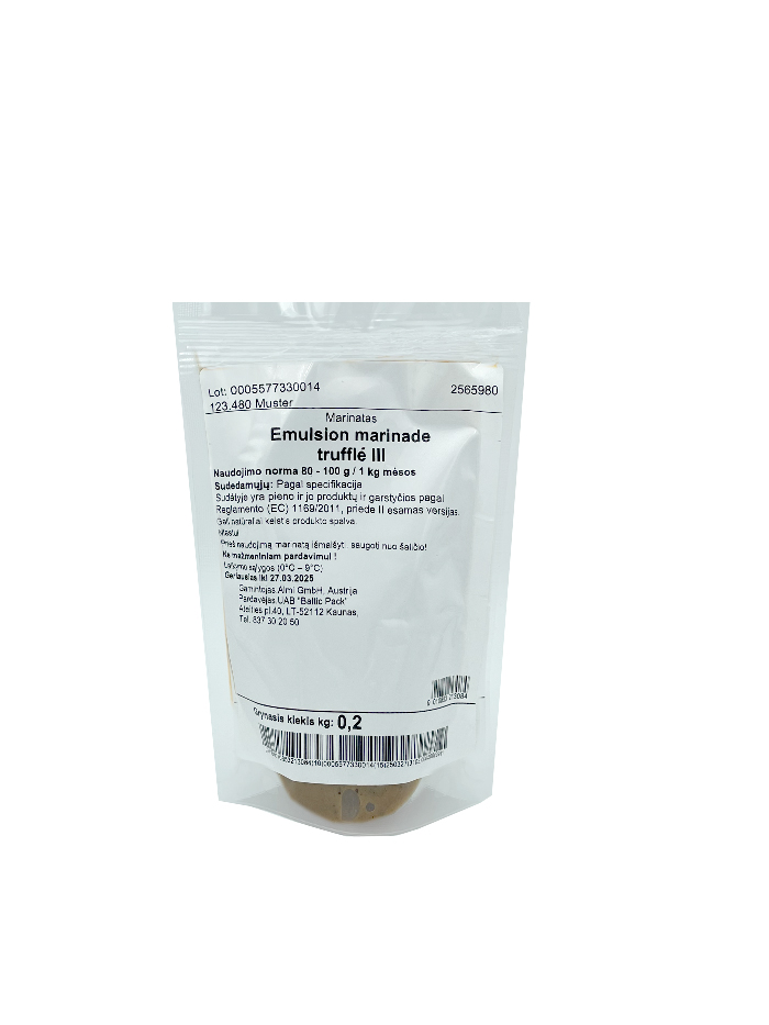 Emulsion marinade truffle III (Triufelio) - Baltic Pack HoReCa